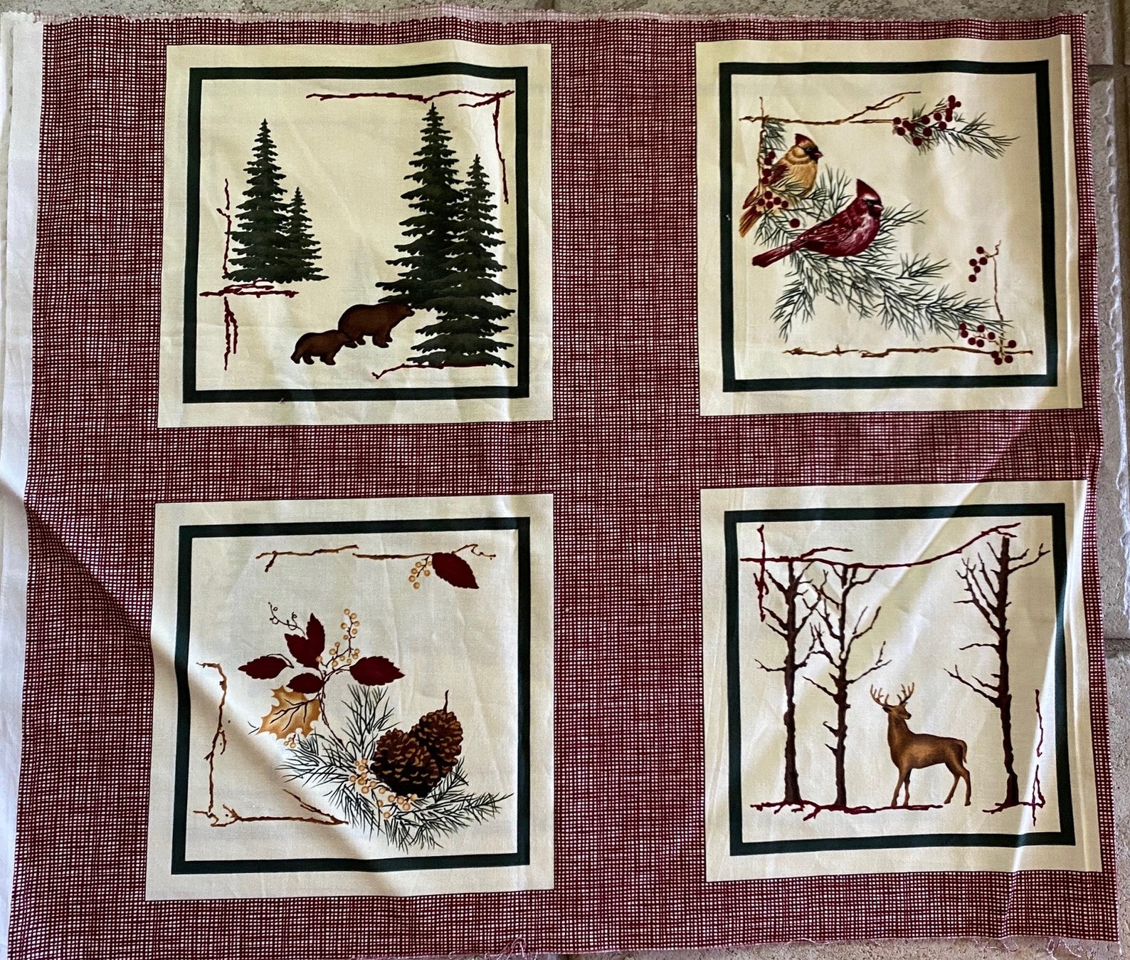 DIY RARE Moda Christmas at Snowshoe Lodge by Holly Taylor Holiday ...