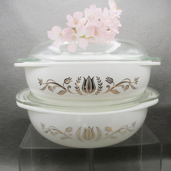 Pyrex Golden Tulip - Etsy