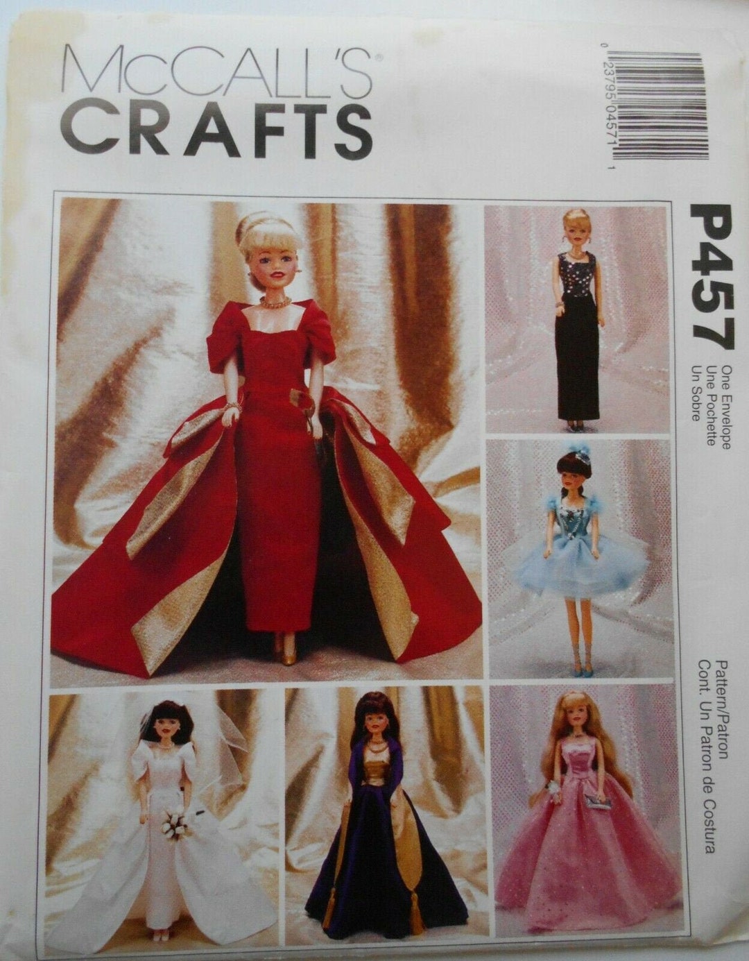DIY UNCUT Barbie Doll Evening Gown, Ballerina, Wedding Dress, Ballet ...