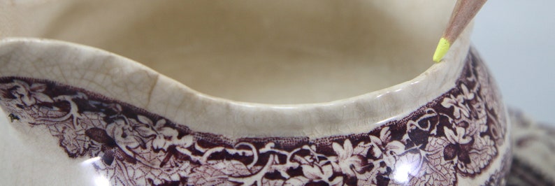 Vintage Mason's Purple Gravy Boat Vista England Amethyst - Etsy