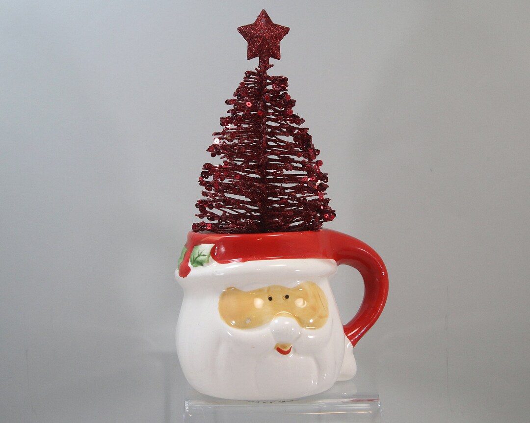 Vintage Santa Face Mug Christmas Head Cup - Etsy