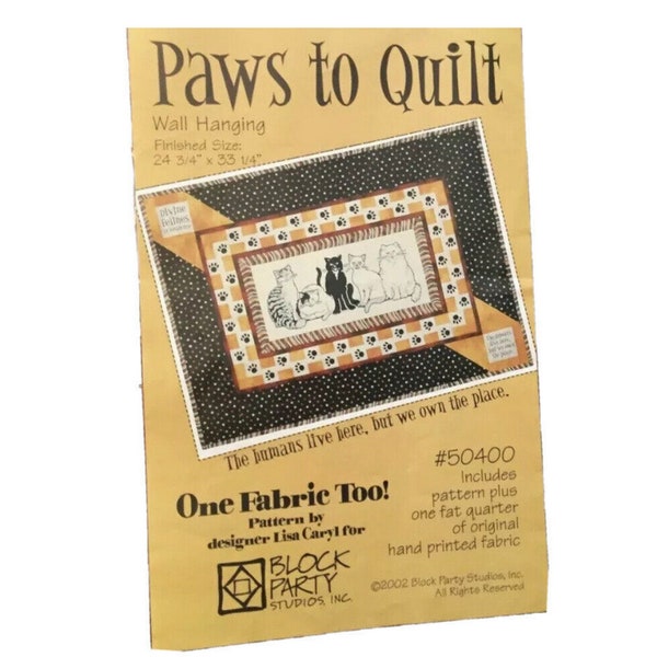 Cat Paw Quilt Block - Etsy