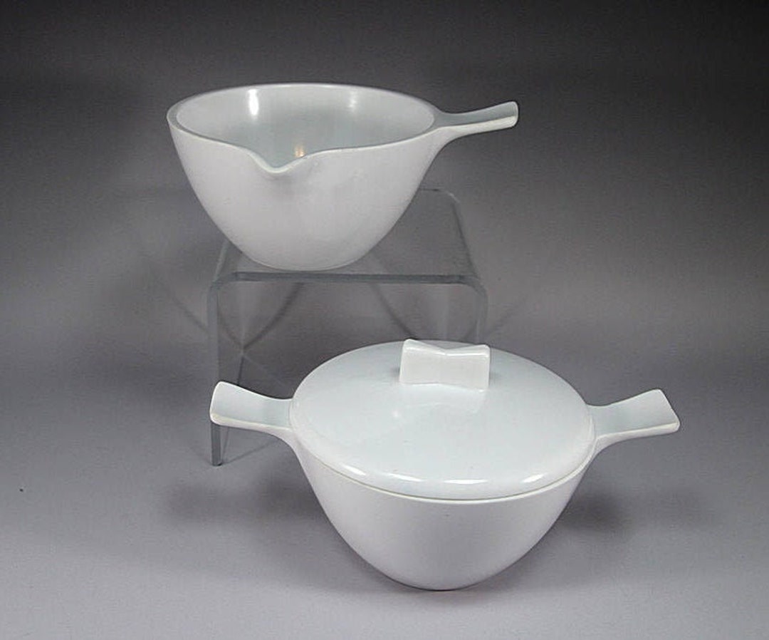 Vintage Sun Valley Melmac Sugar Bowl With Lid and Creamer - Etsy