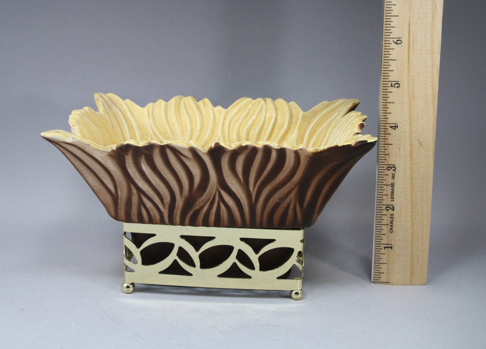 Vintage MCM Miramar Brass Filigree Planter Succulent Gifts for - Etsy