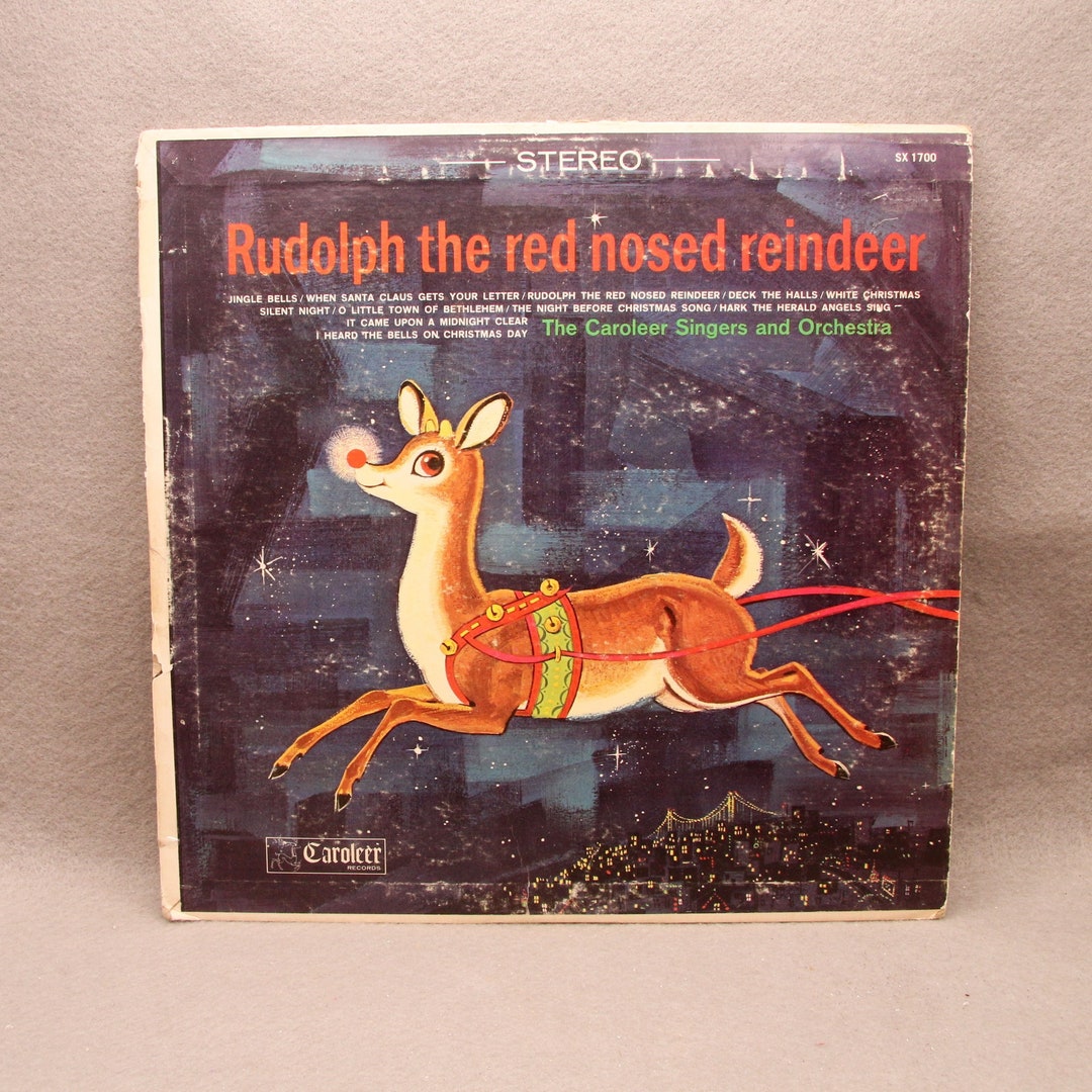 Vintage Rudolph the Rednosed Reindeer LP Vinyl Stereo Christmas ...