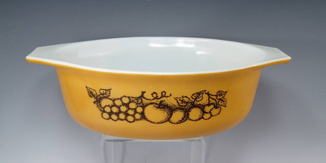 Vintage Pyrex Old Orchard 043 Casserole Gift - Etsy