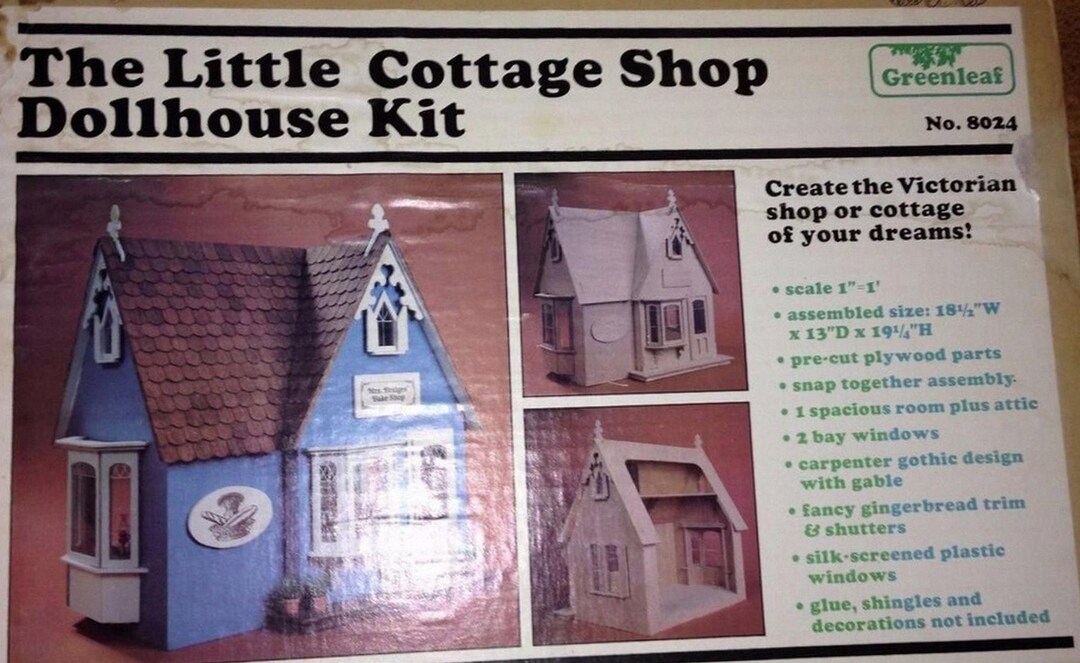 DIY KIT Vintage Victorian Little Cottage Shop General Store Mercantile ...