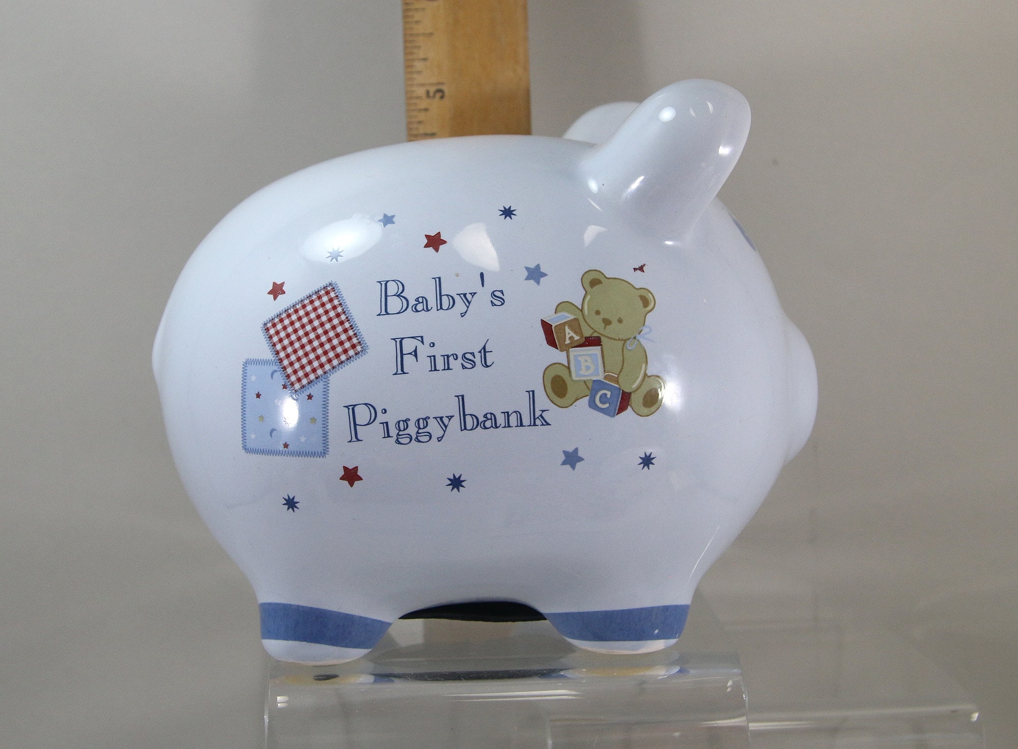 Babys First Piggybank Baby Shower Gift Coin Bank Piggy Bank | Etsy