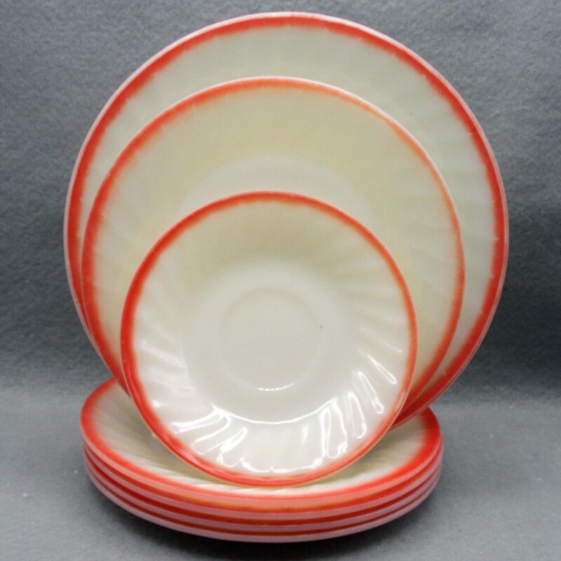 Fire King Red - Etsy