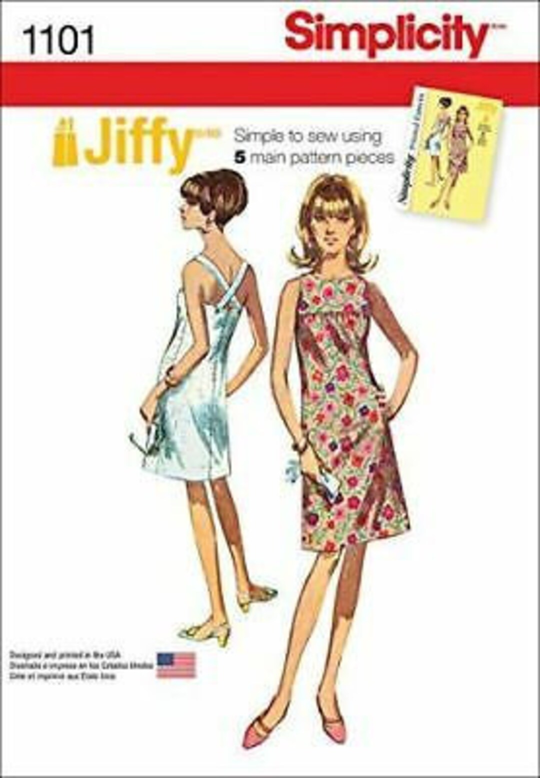 DIY UNCUT Sizes 6 14 Jiffy PATTERN Misses Semi Fitted Dress - Etsy