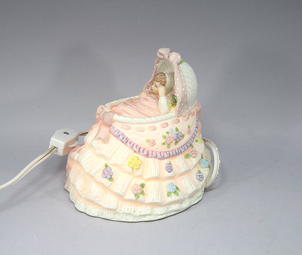 Vintage Lefton Nursery Lamp Night Light 1992 Baby Shower | Etsy