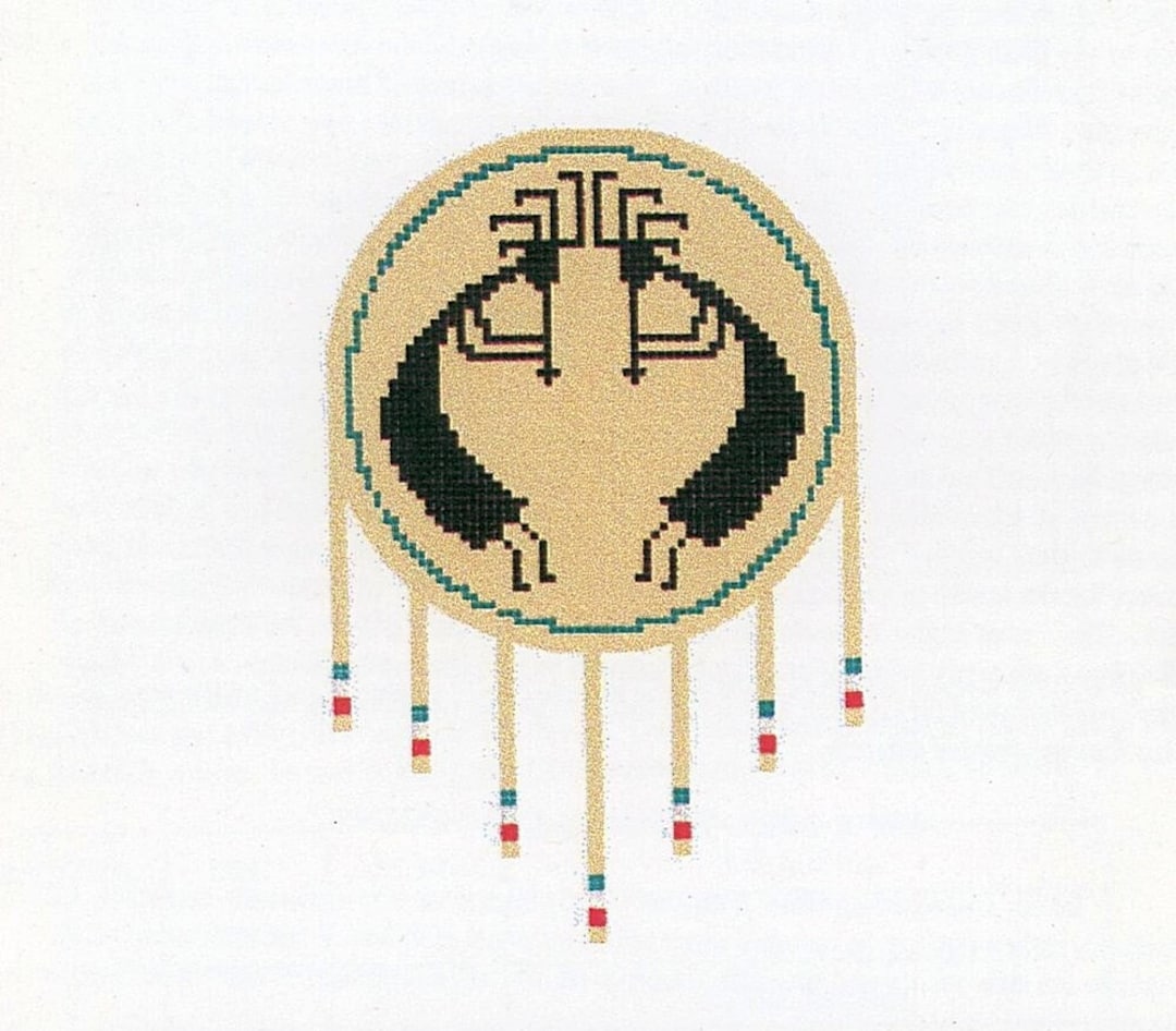 DIY Vintage KIT Kokopelli, Cross Stitch Kit, Ornament, Hopi Native ...