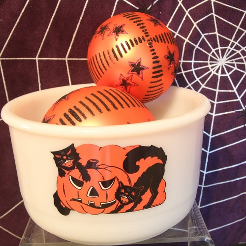 Vintage Halloween Inspired Pumpkin Jack O Lantern Decal | Etsy