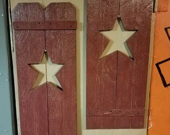 Primitive Shutters - Etsy