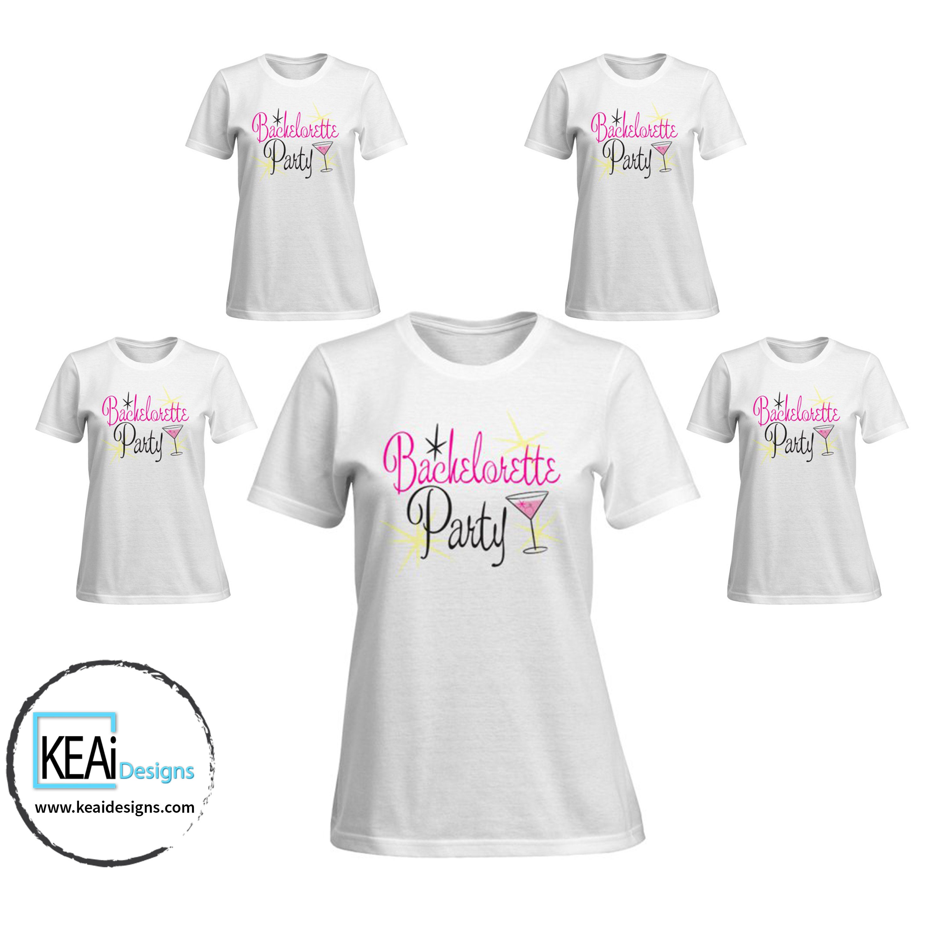 Custom Bachelorette Party T-shirts // Bachelorette Party - Etsy