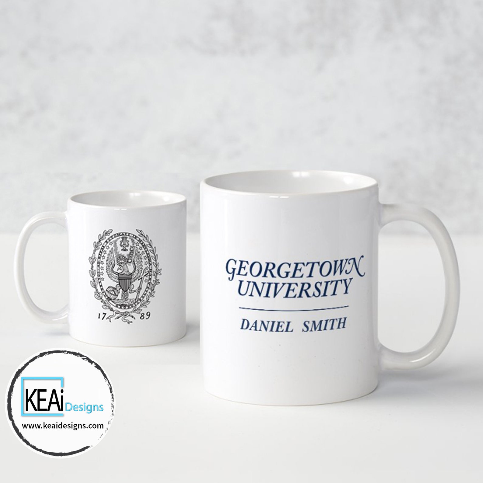 Georgetown University Mug // Personalized University Mug // Georgetown ...