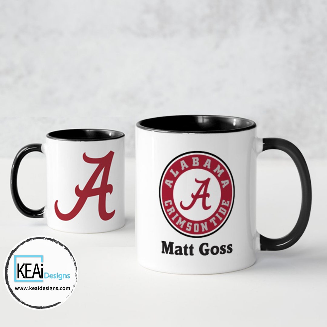 University of Alabama Mug // Personalized University Mug // - Etsy