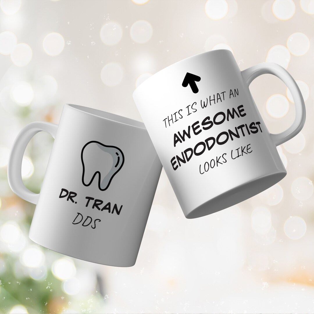 Custom Dentist Mug // Custom Endodontist Mug // Personalized Mug ...
