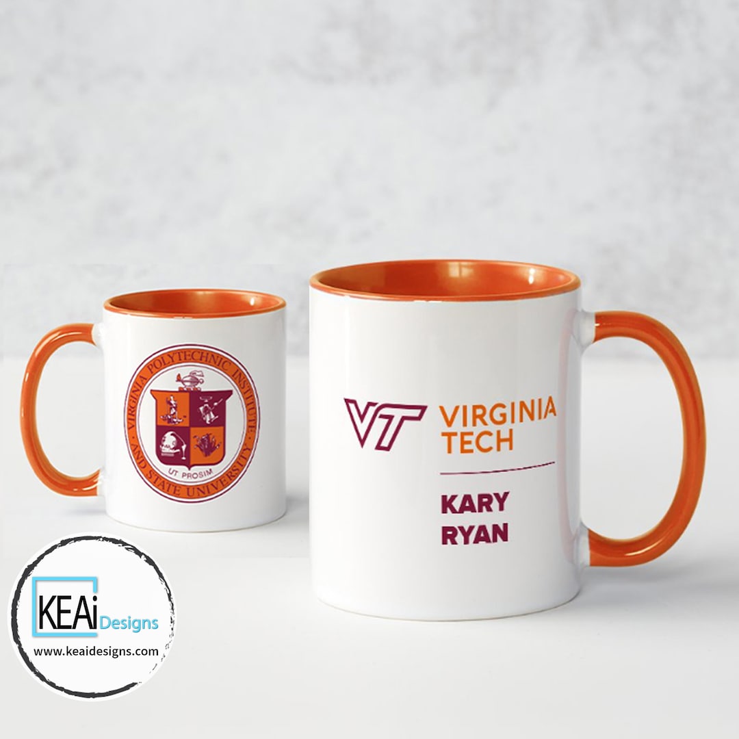 Custom Virginia Tech Mug // Personalized University Mug // VT ...