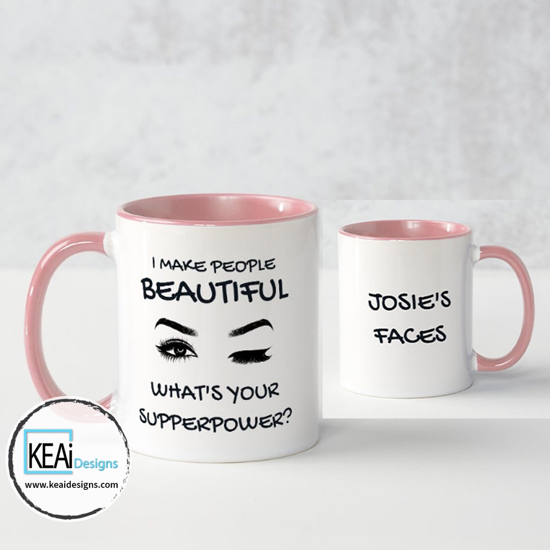Custom Makeup Artist Mug // Custom Profession Mug // Esthetician Mug ...