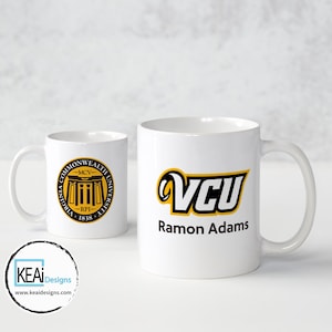 Virginia Commonwealth University // Personalized University Mug // VCU ...