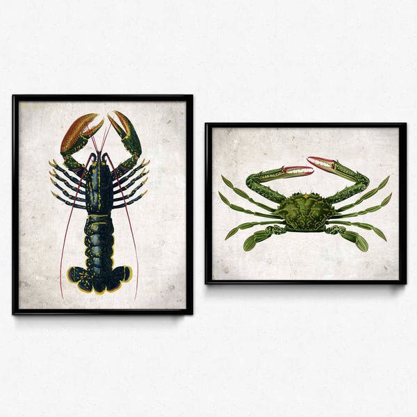 Lobster Art - Etsy