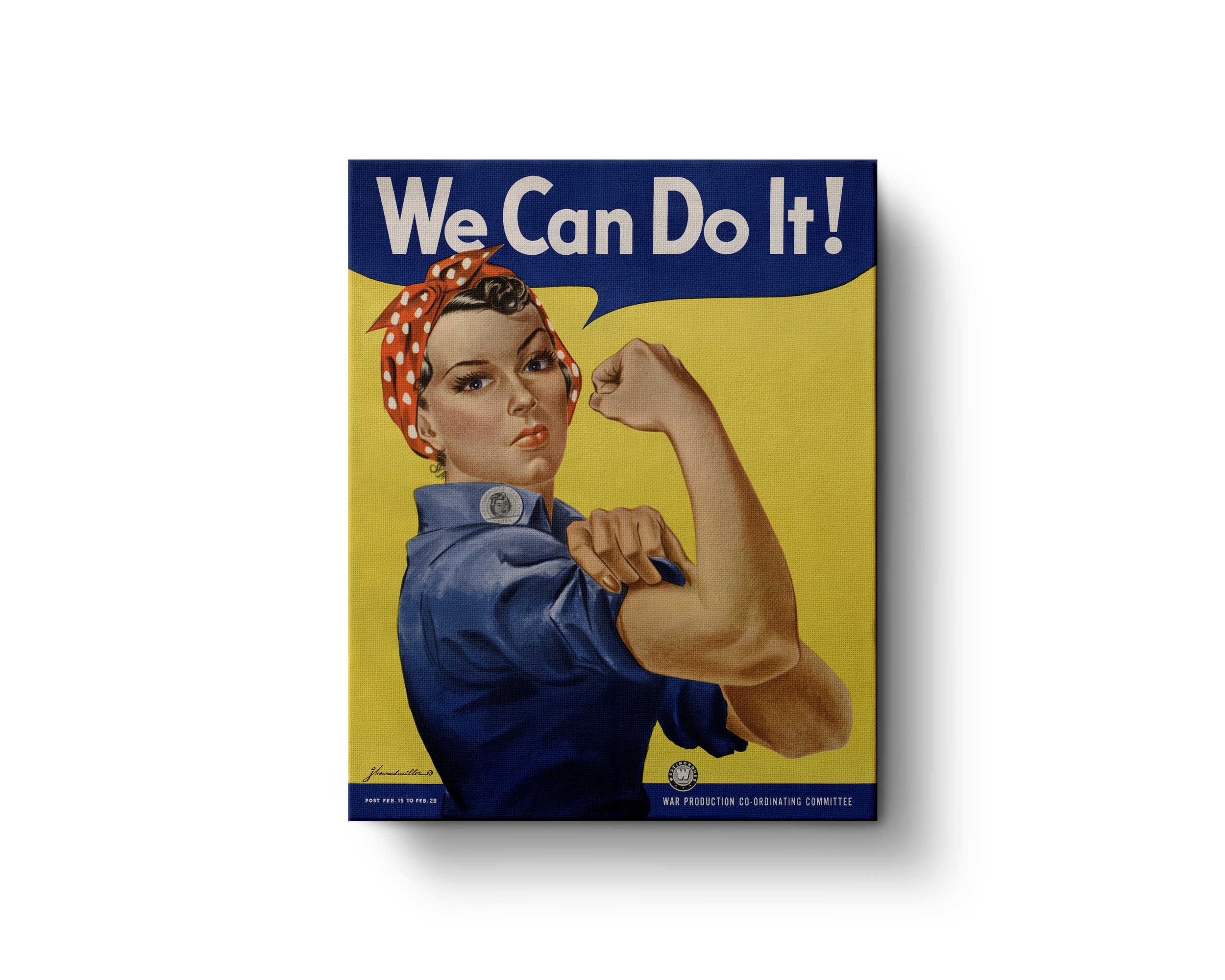 Rosie The Riveter Vintage Print We Can Do It World War 2 | Etsy