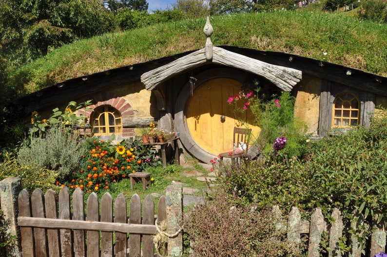 Travel Photography, Hobbiton, New Zealand Instant Digital Download ...