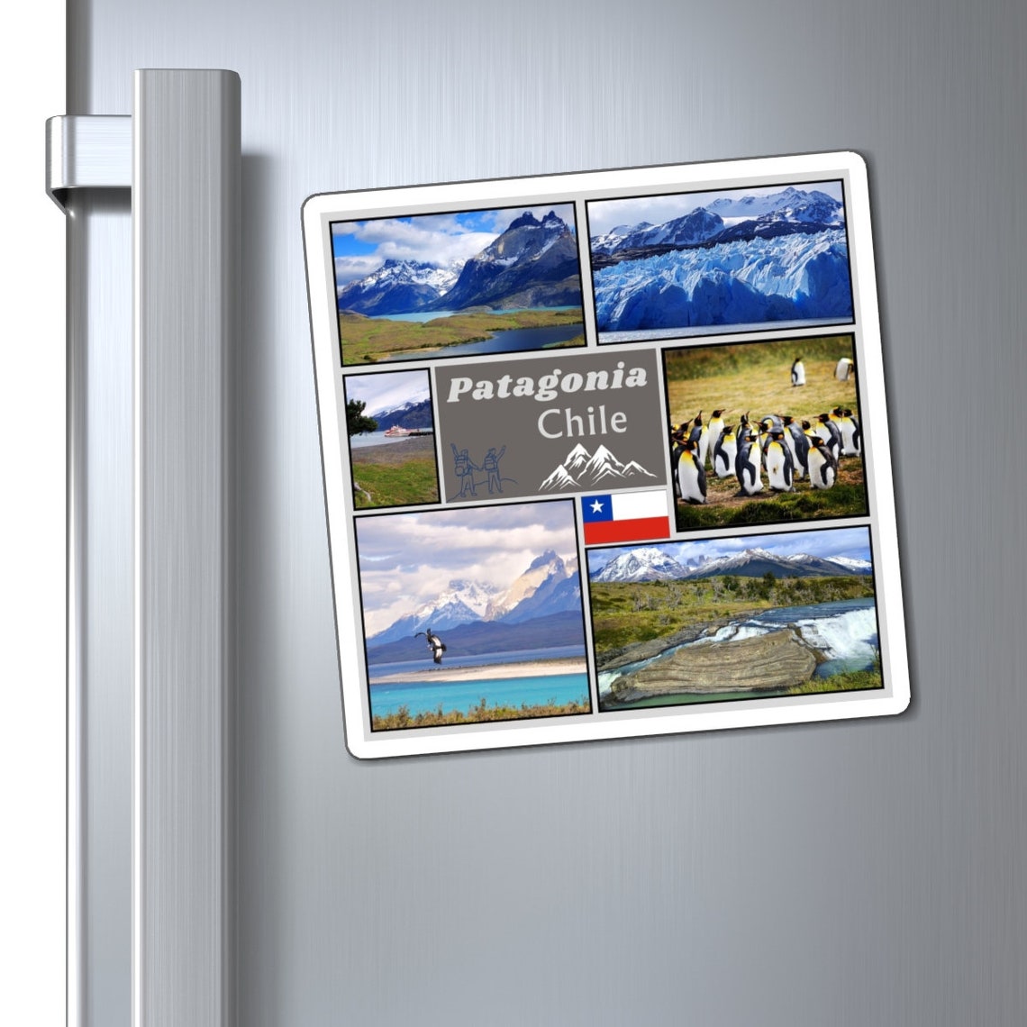 Chilean Patagonia Travel Fridge Magnet-unique Travel Souvenir for ...
