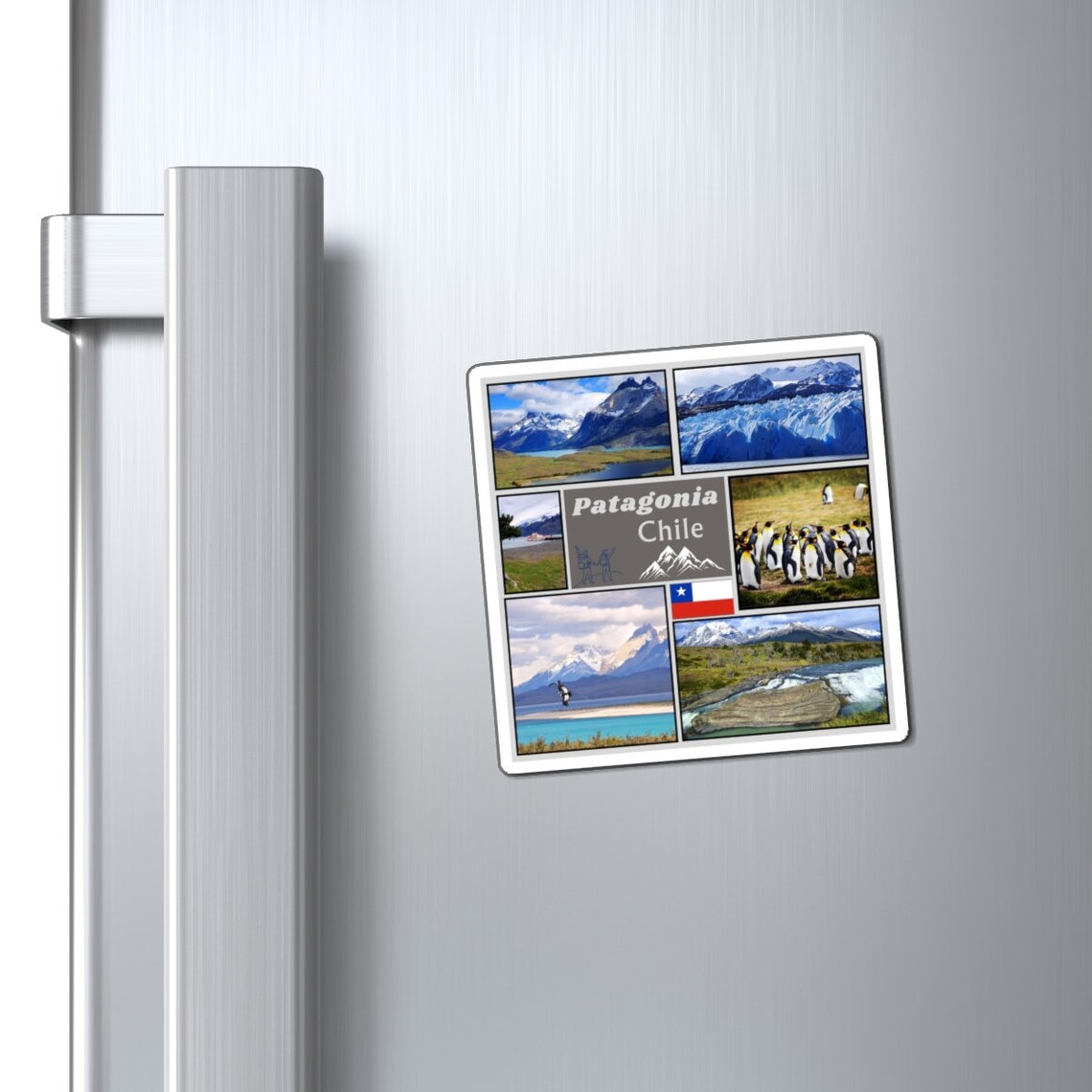 Chilean Patagonia Travel Magnet, Nature Adventure Souvenir - Etsy