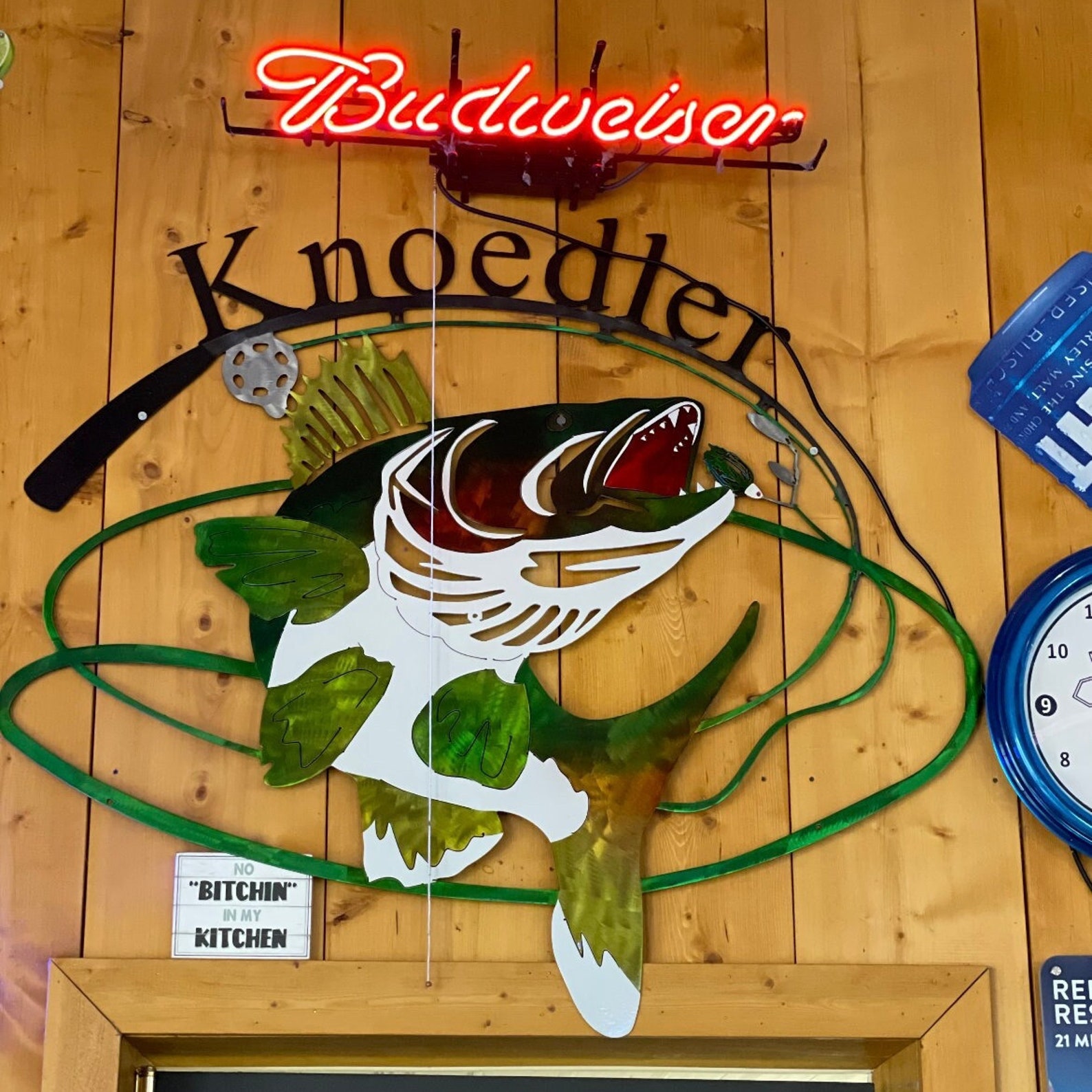 Custom Metal Walleye Sign - Etsy
