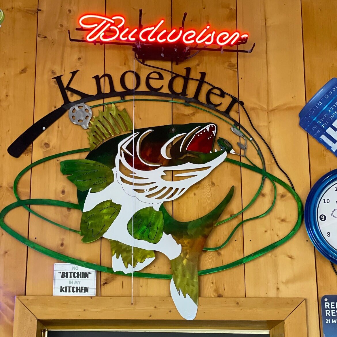 Custom Metal Walleye Sign - Etsy