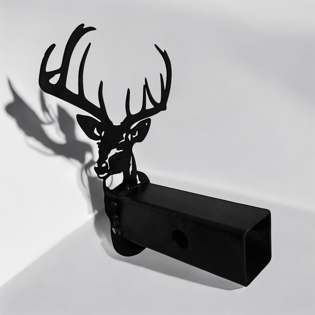 Deer Hitch Plug - Tactical Hitch Plug - Hunting Trailer Hitch Cover ...