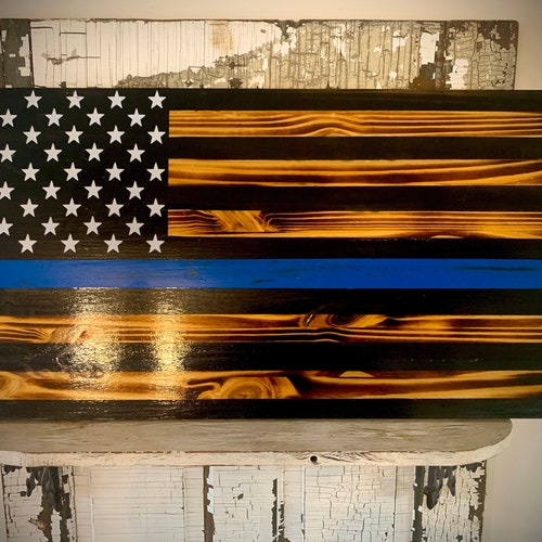 Thin Blue Line Humidor | Etsy