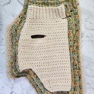 Ledger Sweater CROCHET Pattern - Beginner Friendly Sweater for Dogs in ...