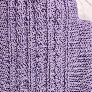 Jax Cable Crochet Dog Sweater - Etsy