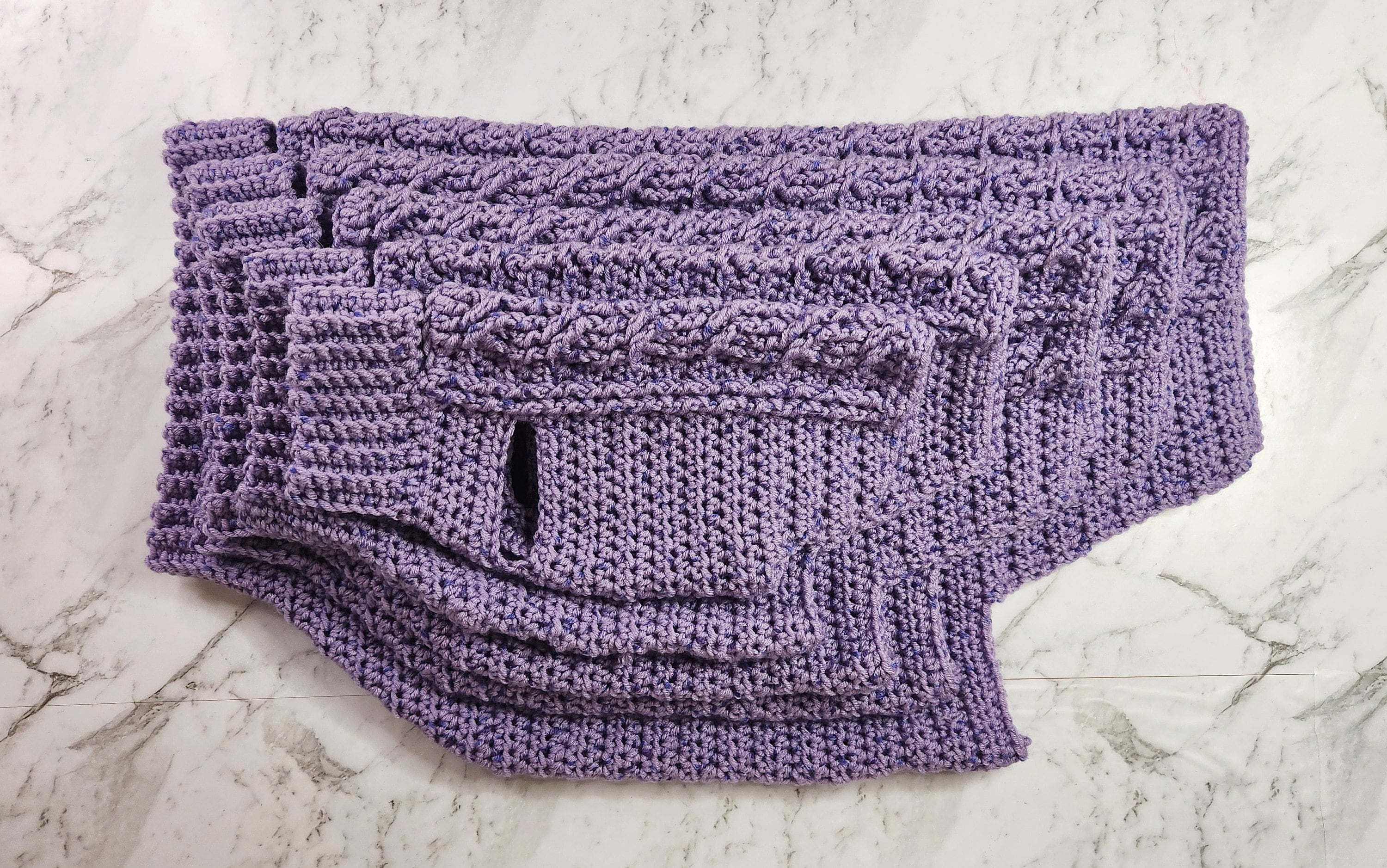 Jax Cable Crochet Dog Sweater - Etsy