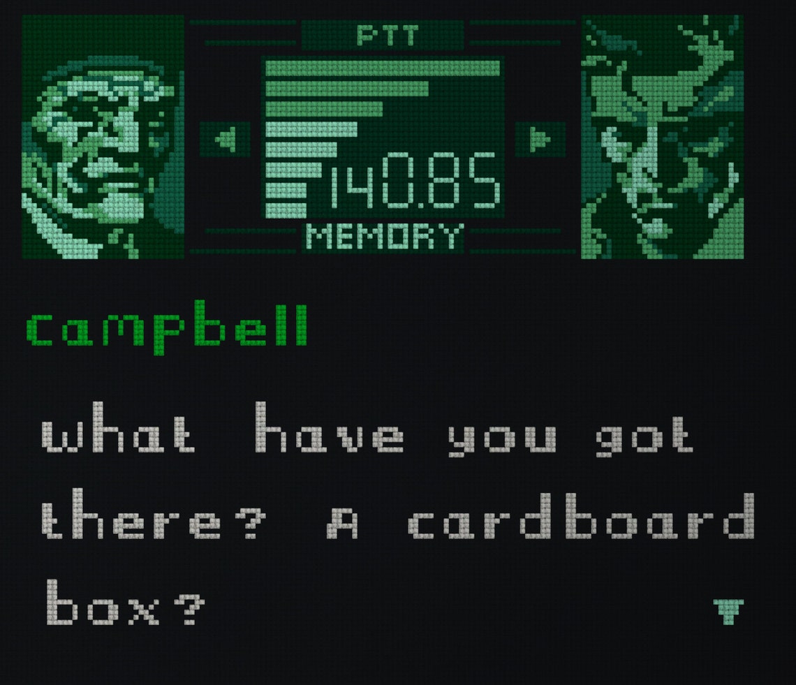 Metal Gear Solid Codec Call Cross Stitch Pattern - Etsy