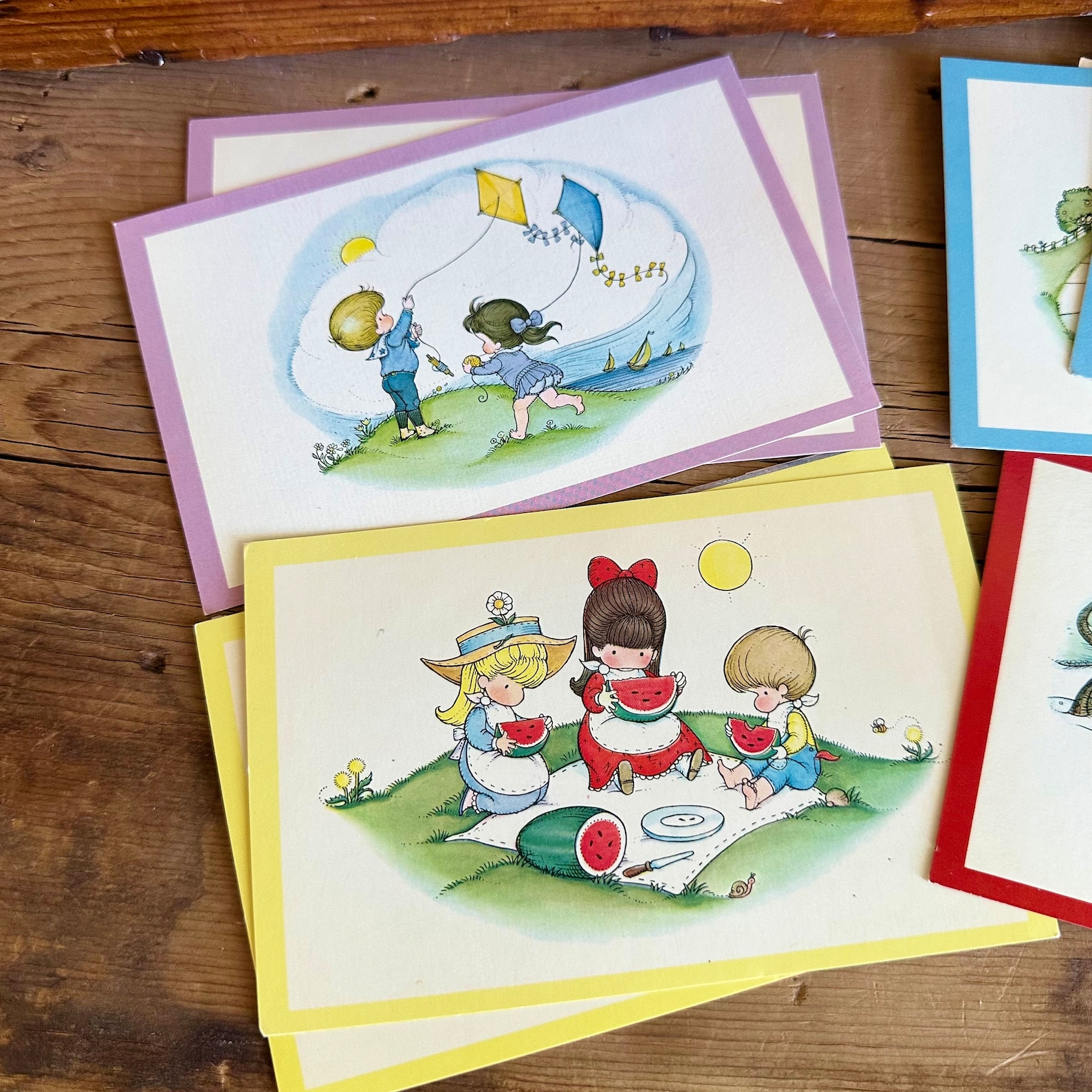 1970's Joan Walsh Anglund Illustrations Four Seasons Postcard Pack, 14 ...