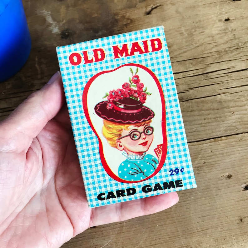 Sealed Vintage Old Maid Card Game Playing Cards E.E. - Etsy