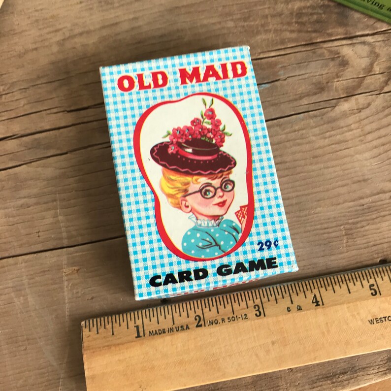 Sealed Vintage Old Maid Card Game Playing Cards E.E. - Etsy