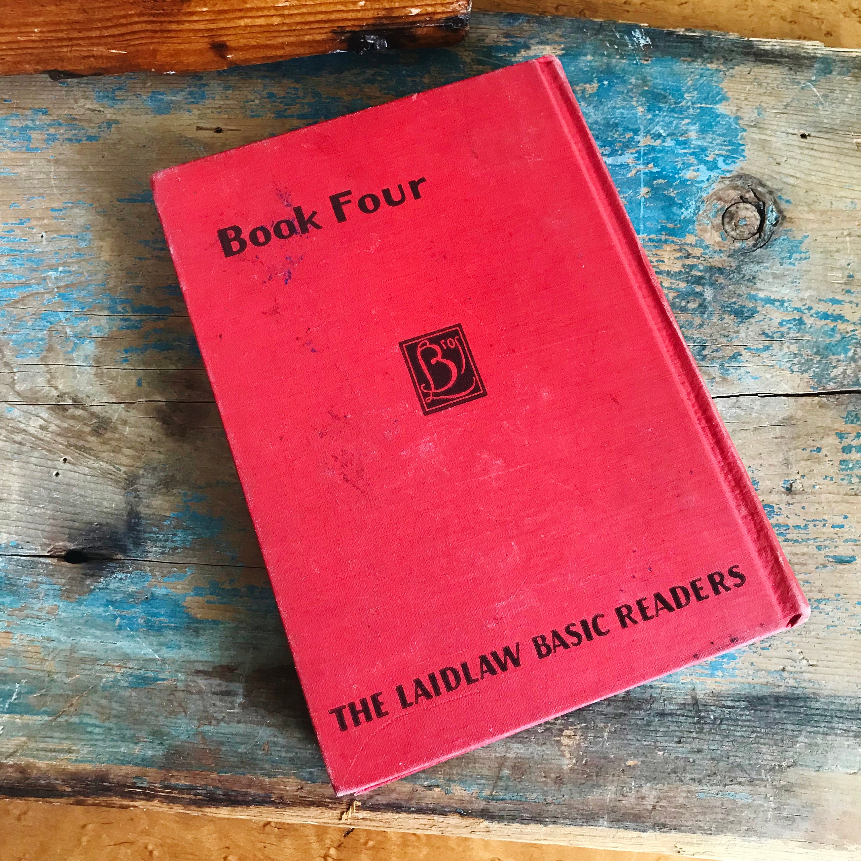 1941 Vintage School Book Primary Basic Reader, Red Hard Back Children's ...