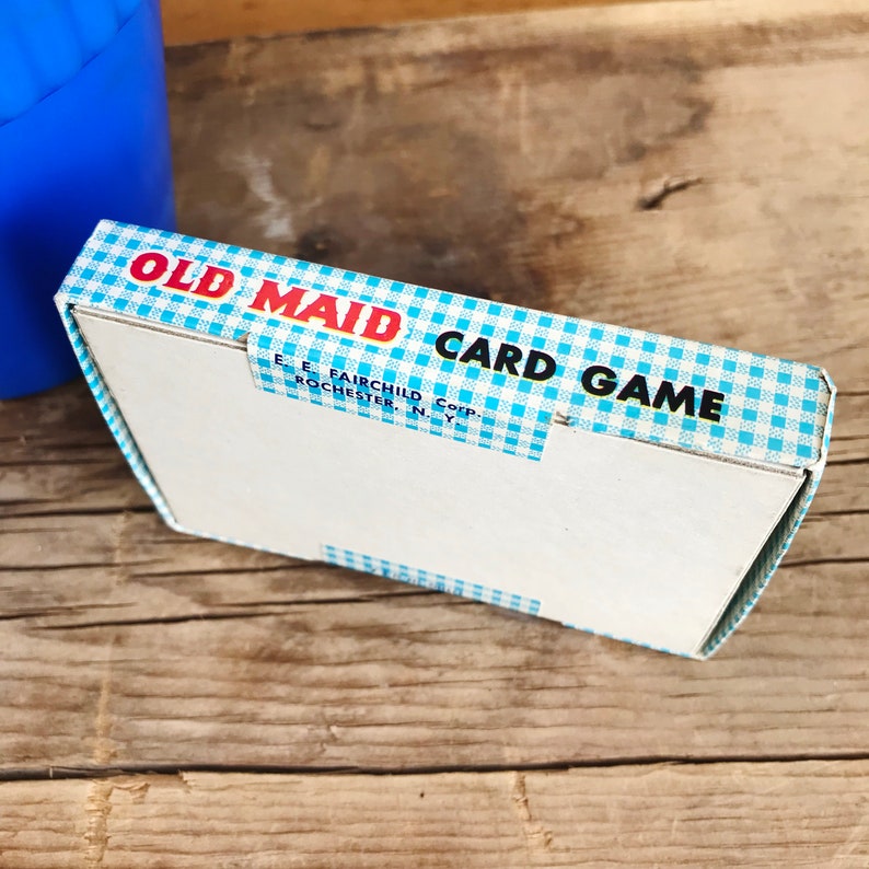 Sealed Vintage Old Maid Card Game Playing Cards E.E. - Etsy