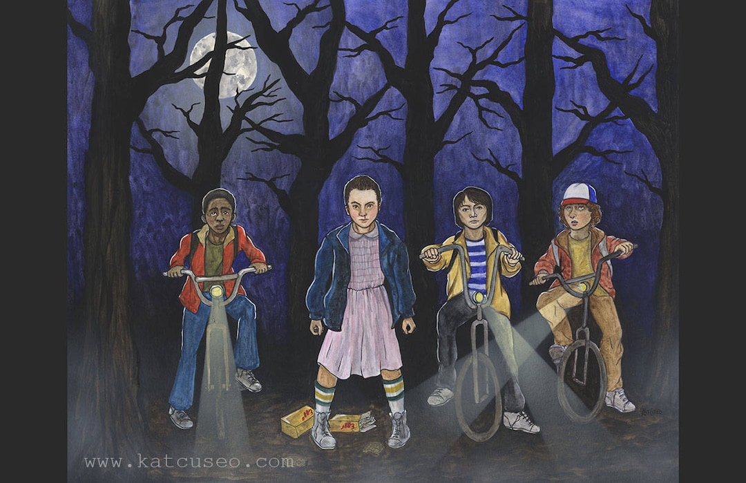 Stranger Things Art Print - Etsy