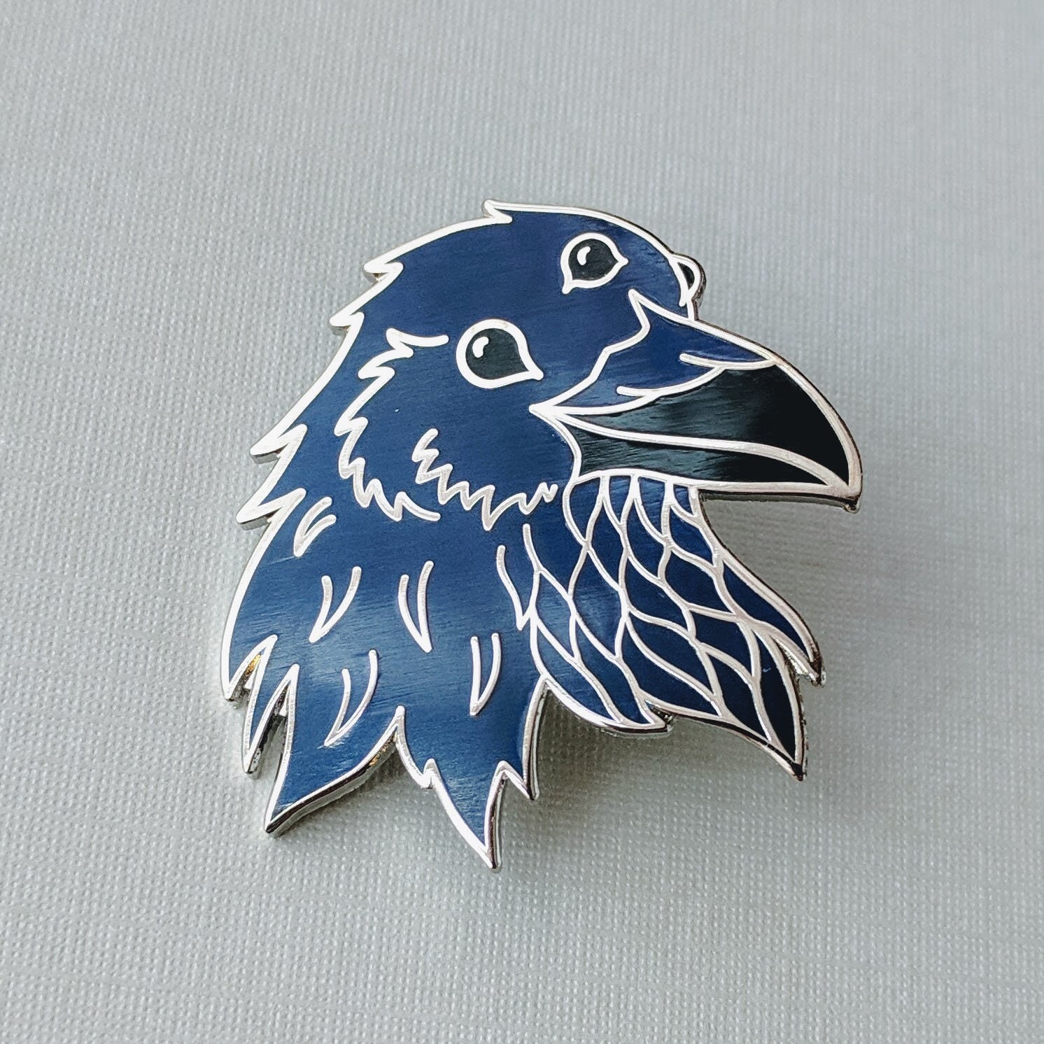 Three Eyed Raven Enamel Pin Inspired by Game of Thrones | Etsy