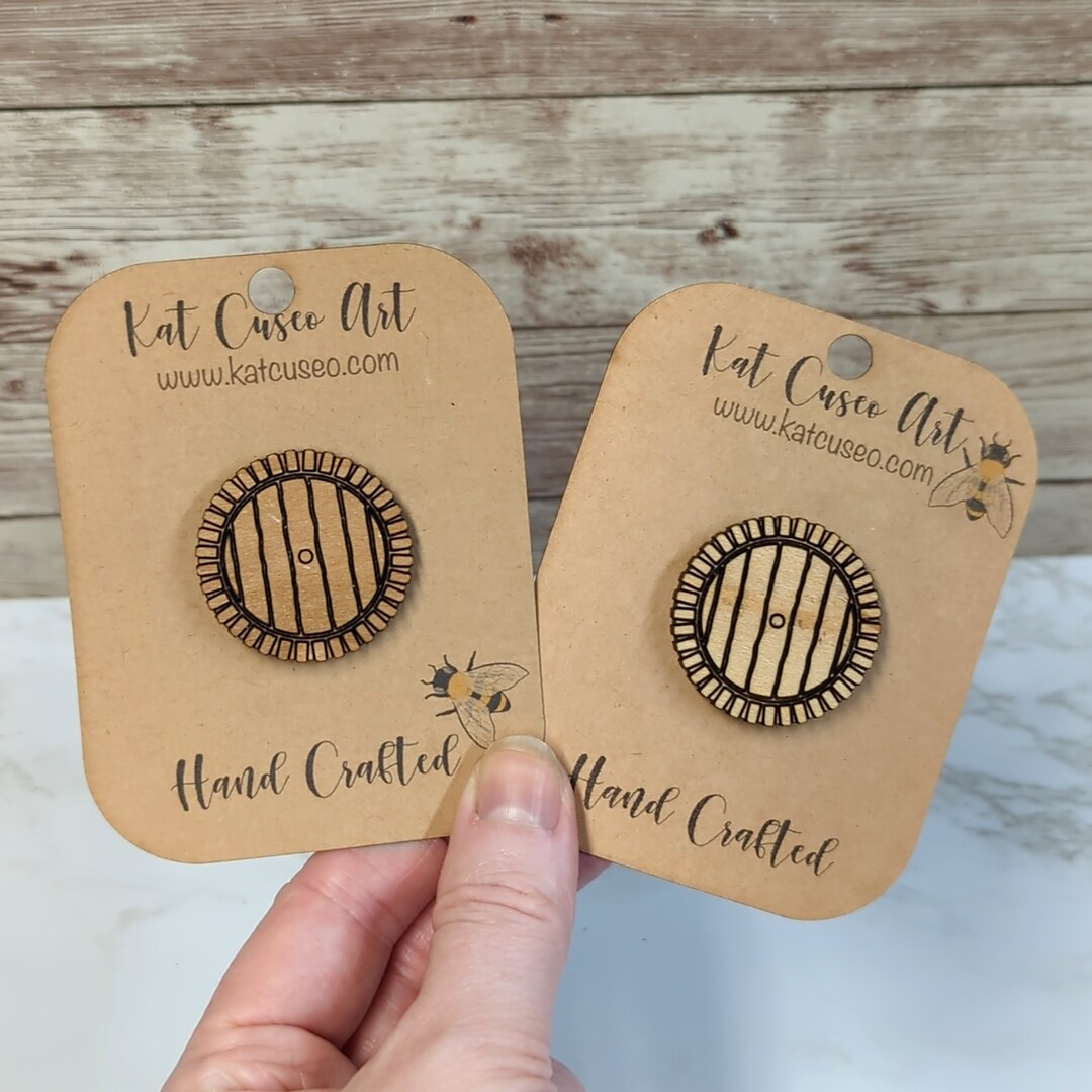 Laser Cut Wooden Hobbit House Door Pin Lord of the Rings - Etsy