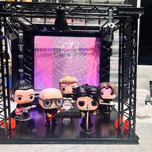 Black Custom Concert Display Stage for Funko Pops / Collectible Figures ...
