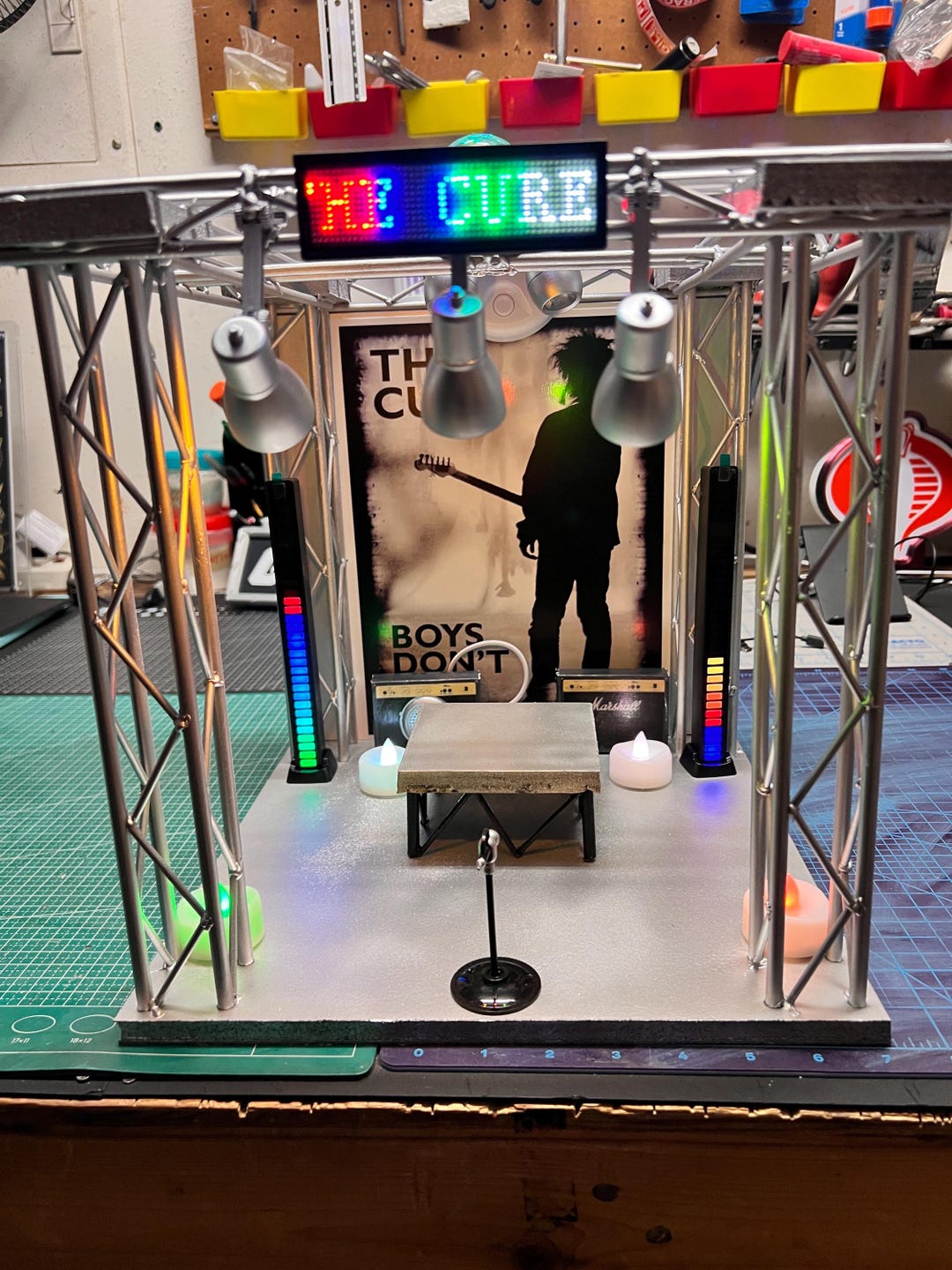 Chrome Custom Concert Stage for Funko Pops / Collectible Figures - Etsy