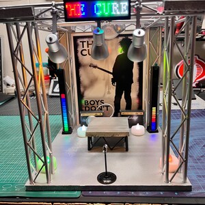 Chrome Custom Concert Stage for Funko Pops / Collectible Figures - Etsy