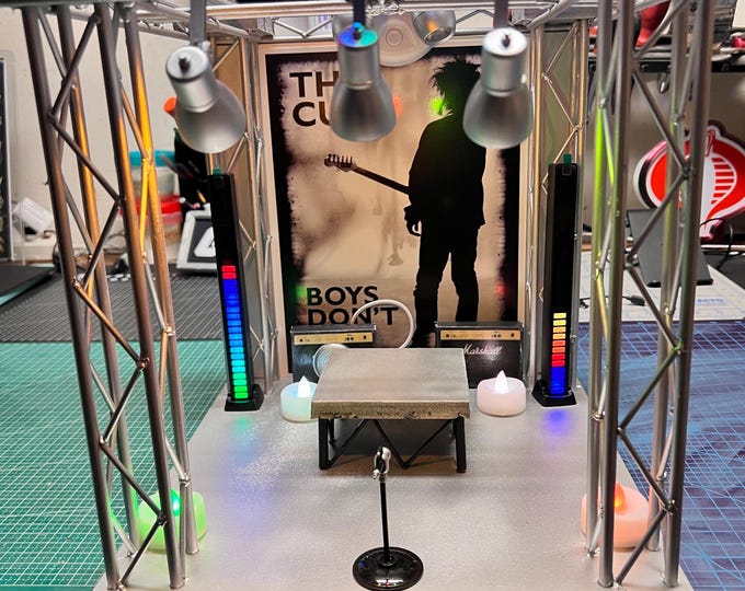 Chrome Custom Concert Stage for Funko Pops / Collectible Figures - Etsy